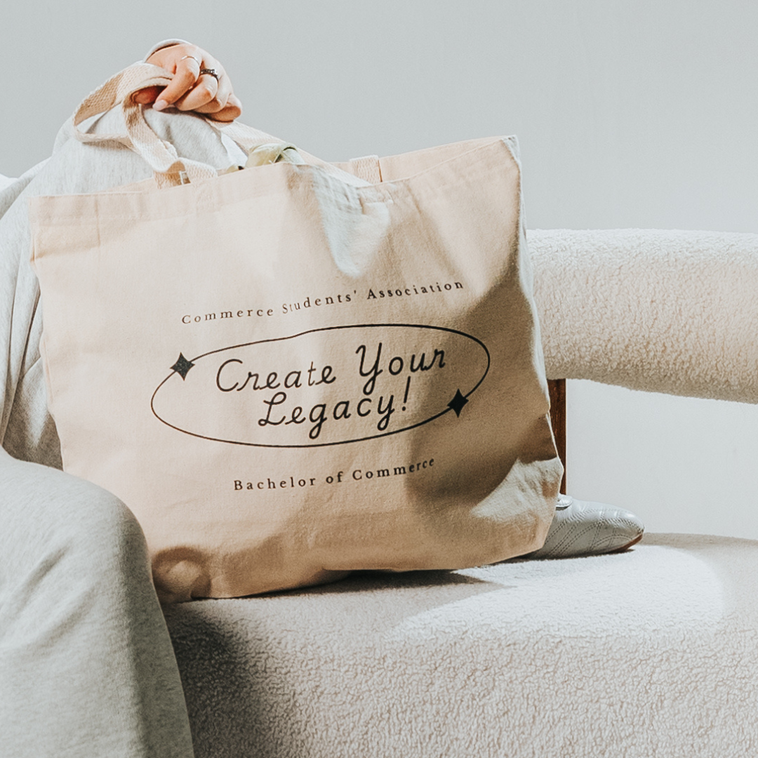 Handwritten Tote – Commerce Connection Store